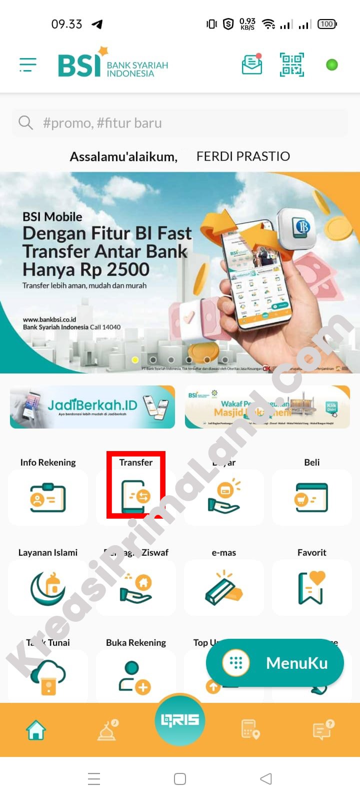 Cara Transfer Ke Bank Lain dari BSI Mobile dengan BI Fast Hanya ...