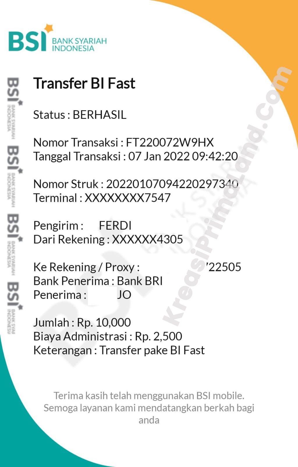 Cara Transfer Ke Bank Lain dari BSI Mobile dengan BI Fast Hanya ...